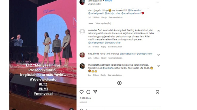 Warganet Desak Ibu Tiara Andini agar Jauhi Putrinya dari Alshad Ahmad Warganet Desak Ibu Tiara Andini agar Jauhi Putrinya dari Alshad Ahmad
